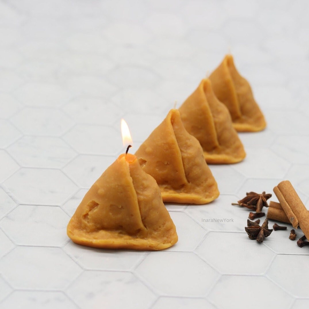 bulk 50 samosa candle | Holi décor | Indian candle | housewarming | Di ...